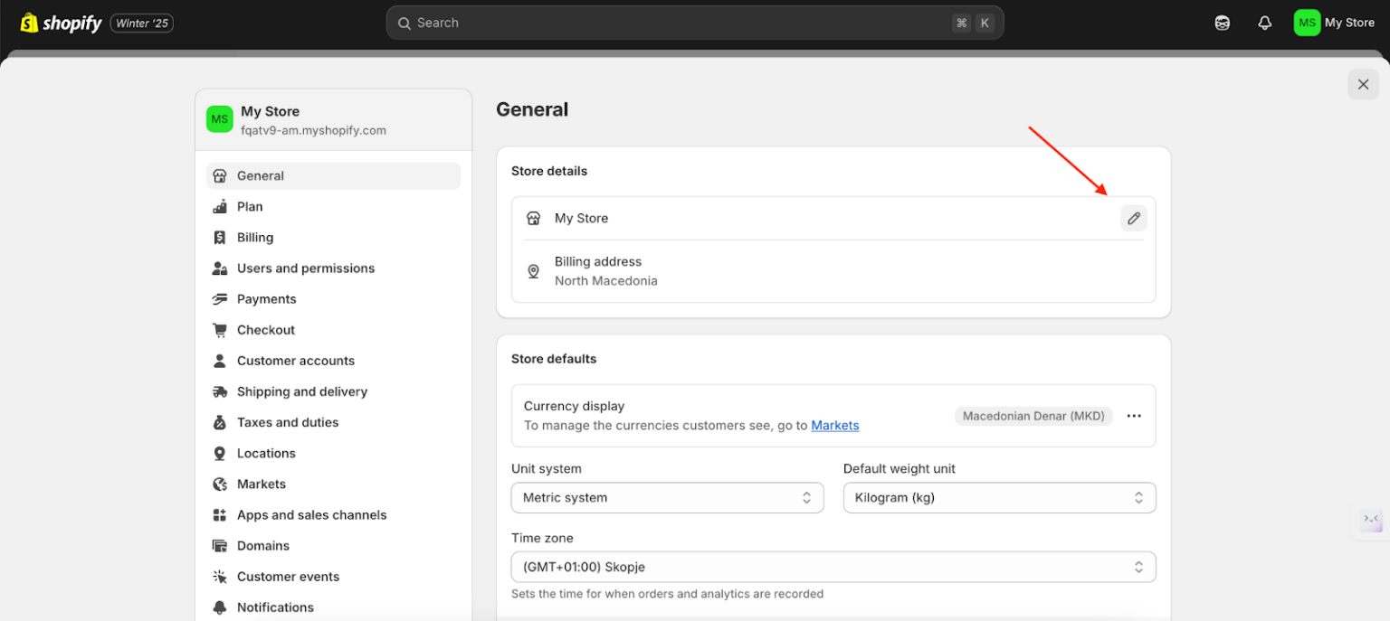 How To Change Your Clothing Shopify Store’s URL and Name? - BrandsGateway